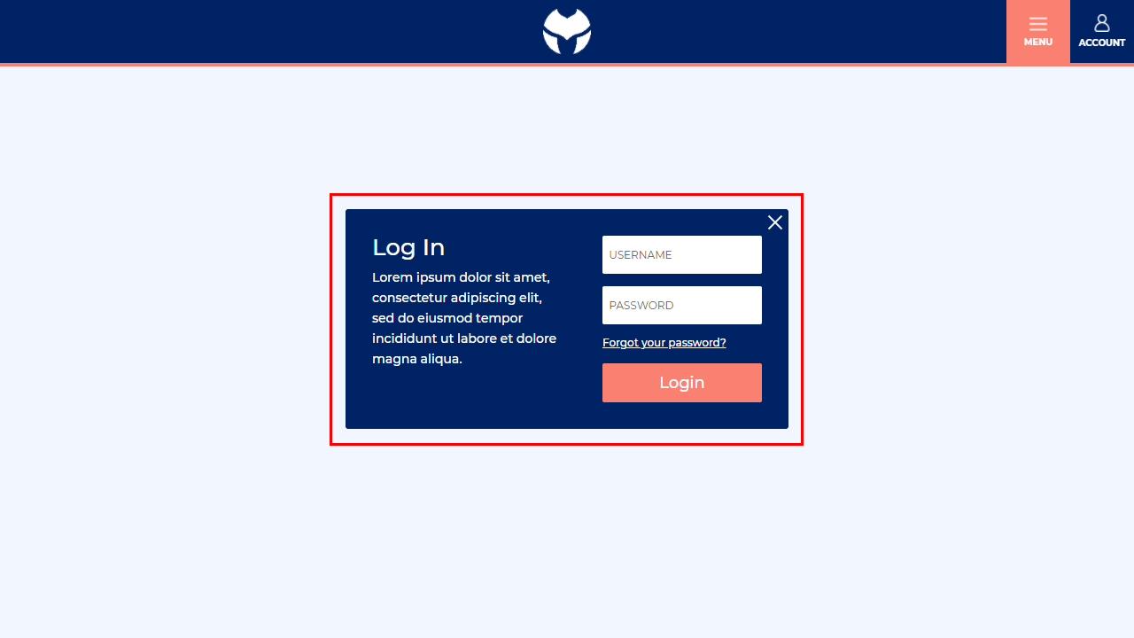 Creating a Divi MadMenu Header. Part 3: Login Form and User Account ...